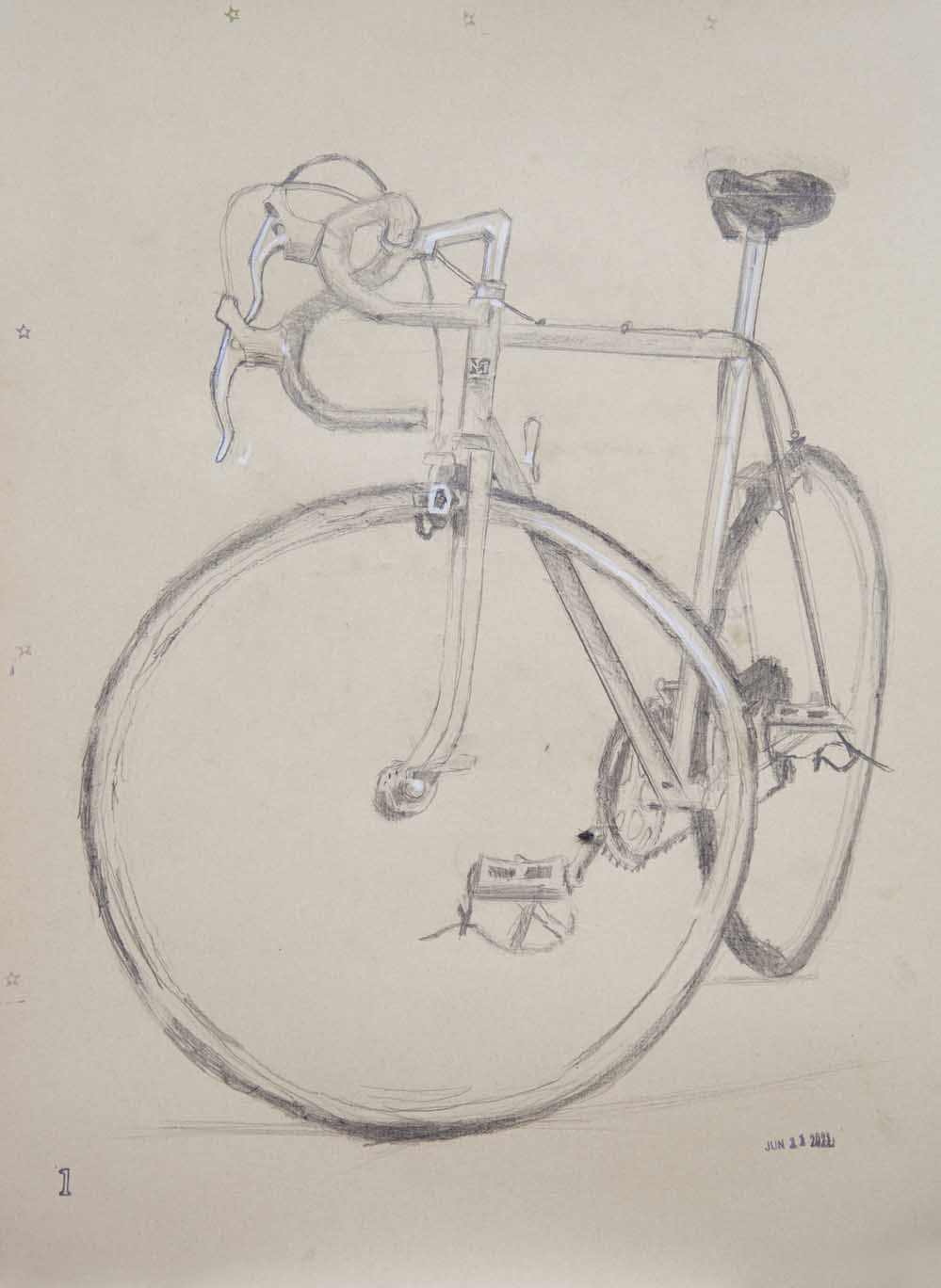Dave's Masi - Drawings 1 | Bicycle Paintings, Prints and Custom Bike ...