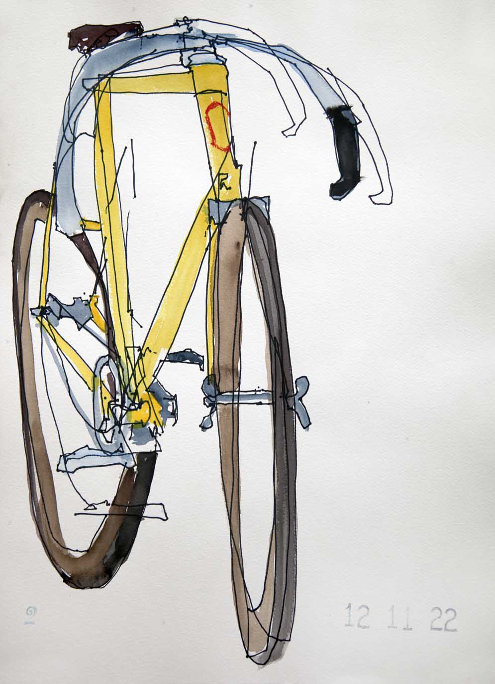 BSA Sketches 2 | Bicycle Paintings, Prints and Custom Bike Art Portraits