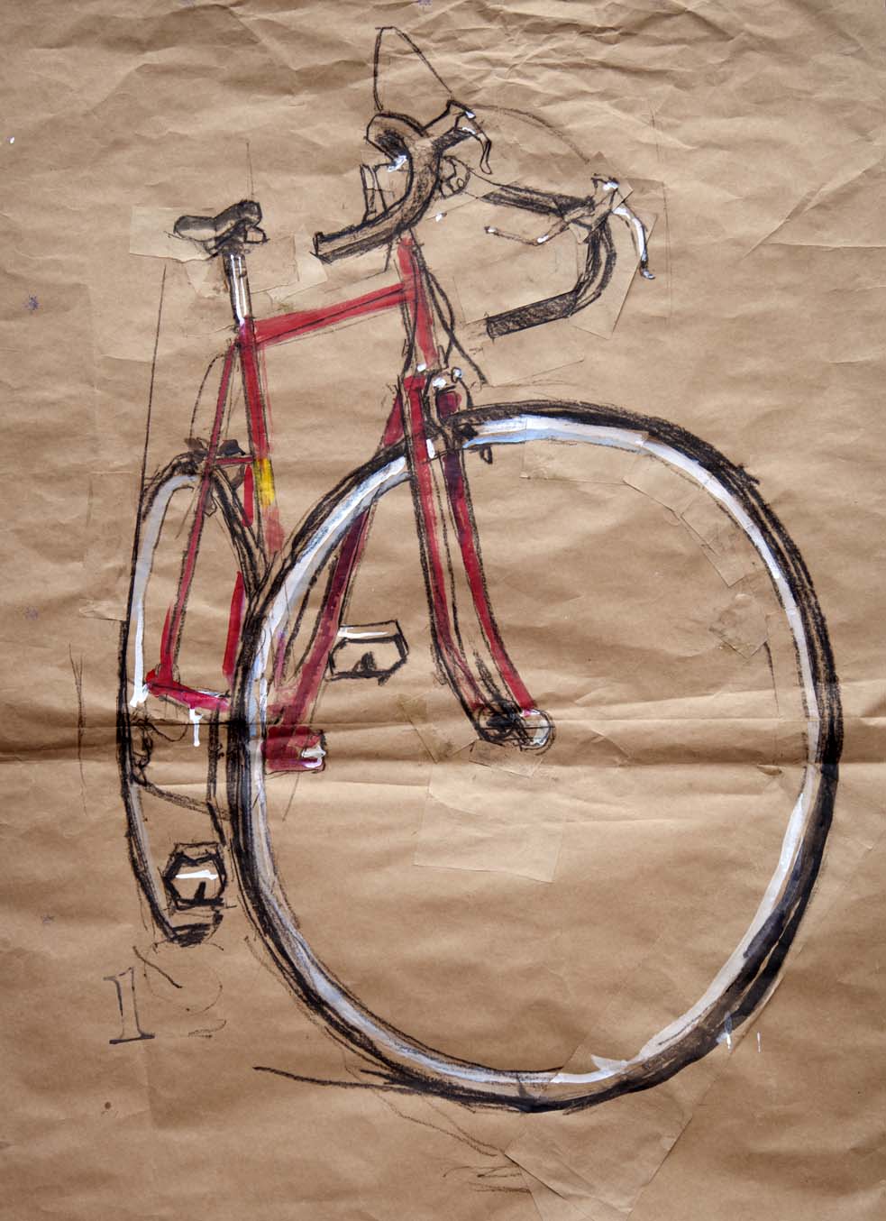 The Motobecane Sketches 3 | Bicycle Paintings, Prints and Custom Bike ...