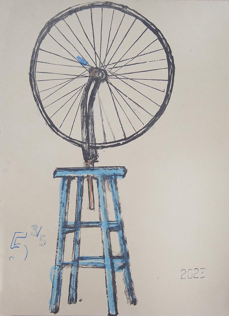 The Bicycle Wheel 5 | Bicycle Paintings, Prints and Custom Bike Art ...