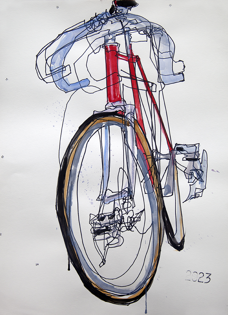 Eddie's Bike Sketches 2023 28 | Bicycle Paintings, Prints and Custom ...
