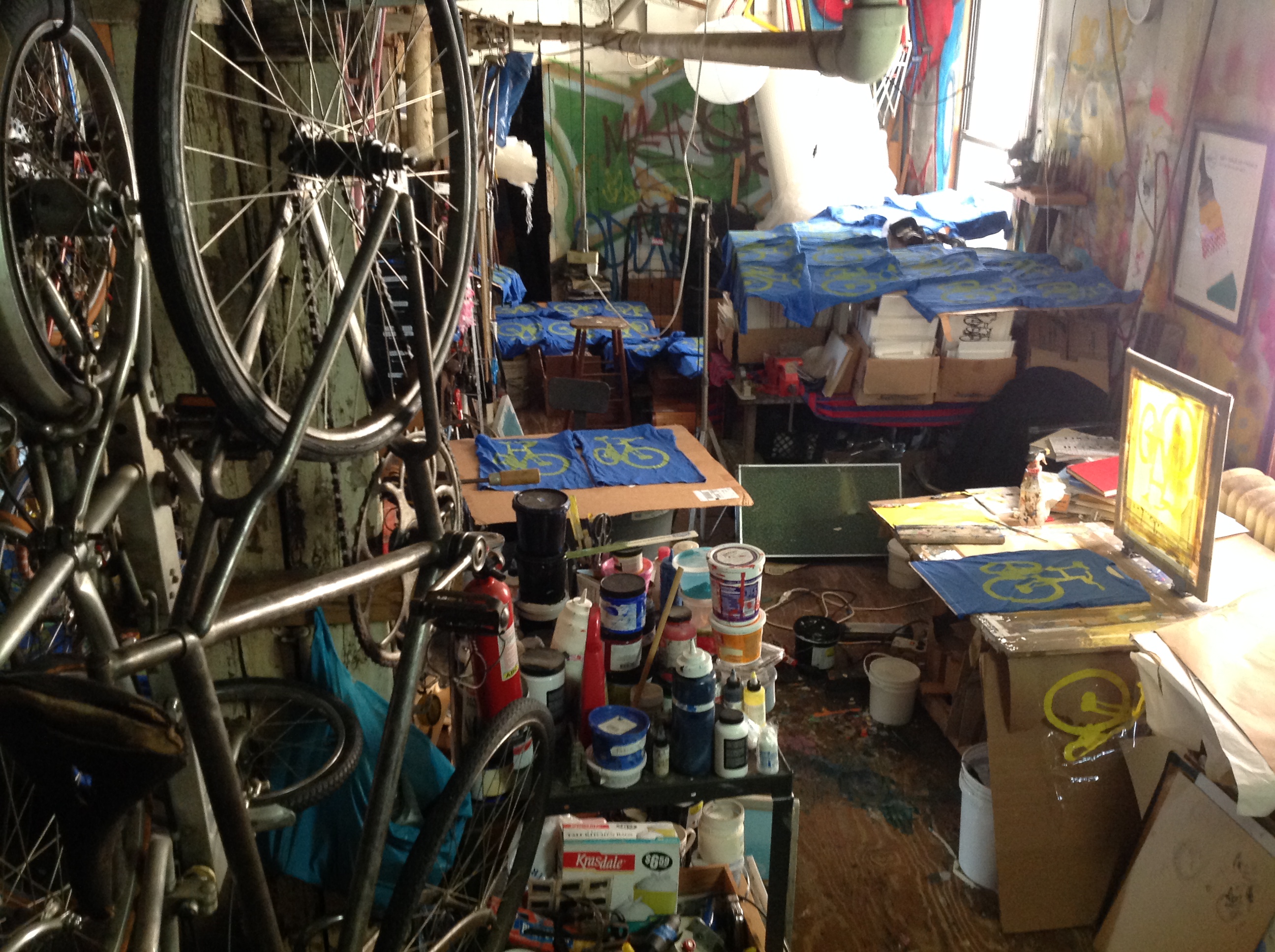 Got my factory on! | Bicycle Paintings, Prints and Custom Bike Art ...